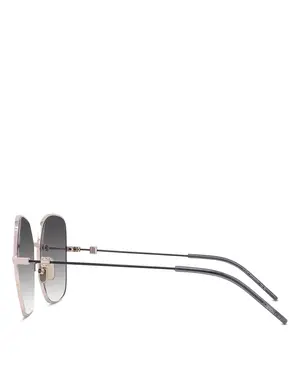 Givenchy Gv Speed Square Sunglasses - Gold/gray Gradient
