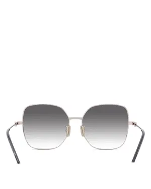 Givenchy Gv Speed Square Sunglasses - Gold/gray Gradient