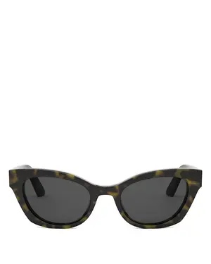 Dior Midnight B2i Cat Eye Sunglasses - Havana/gray Solid