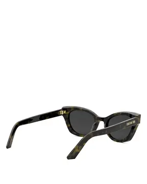 Dior Midnight B2i Cat Eye Sunglasses - Havana/gray Solid
