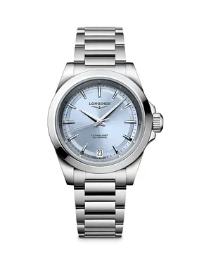 LONGINES Conquest Sunray Blue Watch - Blue/silver