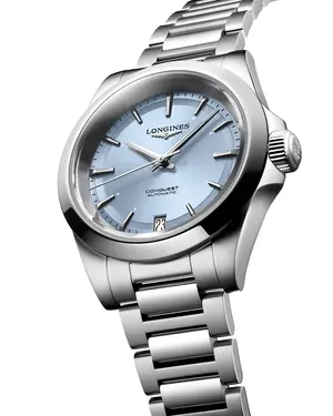 LONGINES Conquest Sunray Blue Watch - Blue/silver
