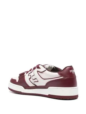 Fendi Match Leather Sneakers