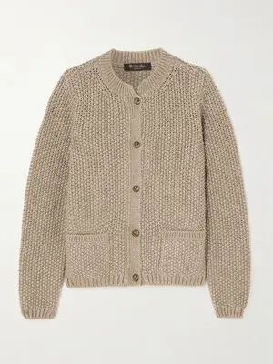Loro Piana Baranca Linen And Cashmere-blend Cardigan