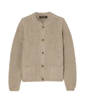 LORO PIANA Loro Piana Baranca Linen And Cashmere-Blend Cardigan