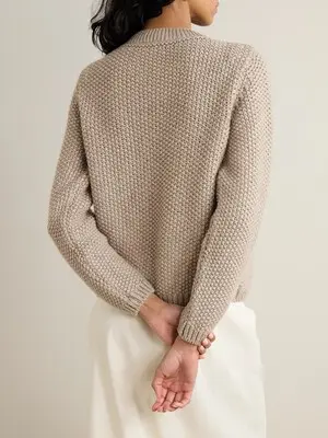 Loro Piana Baranca Linen And Cashmere-blend Cardigan