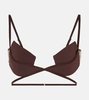 NENSI DOJAKA Padded Bra Top - Brown