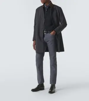 Loro Piana Ribbed-knit Wool Cardigan