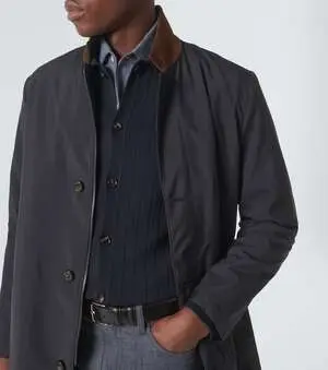 Loro Piana Ribbed-knit Wool Cardigan