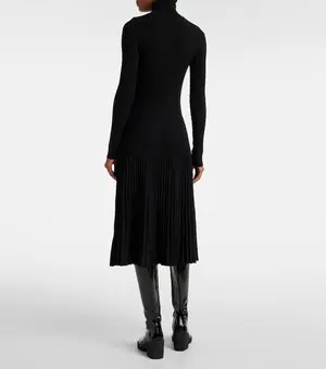 Burberry Pleated Midi Dress