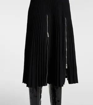 Burberry Pleated Midi Dress