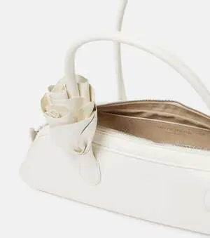 Magda Butrym Brigitte Leather Shoulder Bag - White