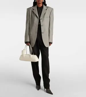 Magda Butrym Brigitte Leather Shoulder Bag - White