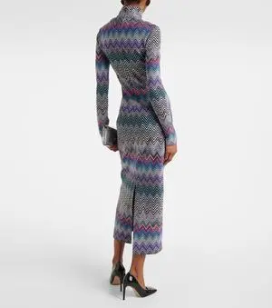 Missoni Zig Zag Turtleneck Dress