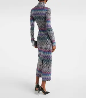 Missoni Zig Zag Turtleneck Dress