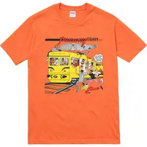 Supreme Wilfred Limonius Punany Train Tee Shirt - Orange