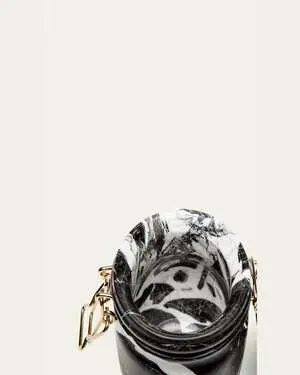 EDITIONS MILANO Miss Marble Container - Blackwhite