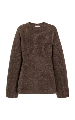 Co-Ribbed Wool-cashmere Sweater