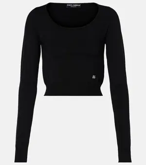 Dolce & Gabbana Dg Jersey Sweater - Black