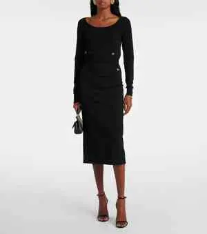 Dolce & Gabbana Dg Jersey Sweater - Black