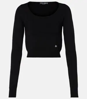 Dolce & Gabbana Dg Jersey Sweater - Black