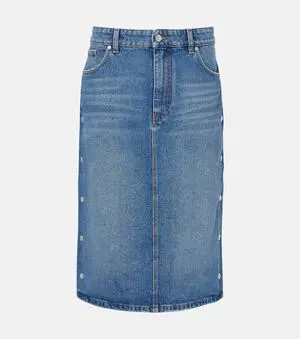 Denim Pencil Skirts