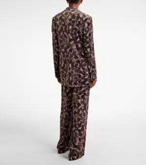 Dries Van Noten Printed Cotton-blend Blazer