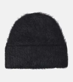 TOTEME Alpaca-blend Beanie - Black
