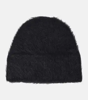 TOTEME Alpaca-blend Beanie - Black