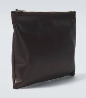 THE ROW Allegra Leather Clutch