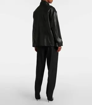 Nour Hammour - Nour Hammour Rue Leather Biker Jacket