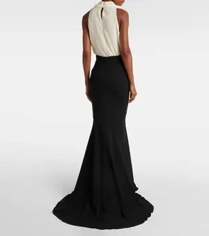 PATOU Crêpe Maxi Skirt - Black