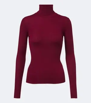 Dolce & Gabbana Cashmere Turtleneck Sweater - Burgundy