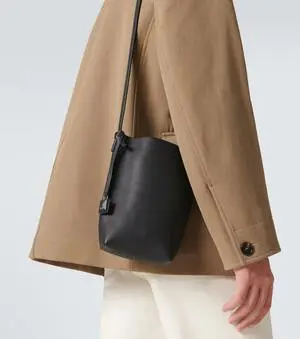 Loro Piana Bale Leather Phone Pouch