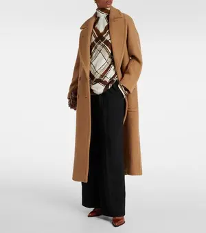 Dries Van Noten Wool Straight Pants