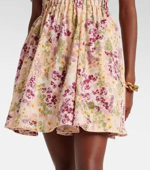 Agua Bendita Caramelo Florecer Cotton Minidress