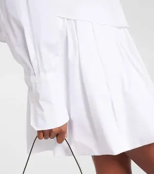 PATOU Cotton Poplin Cropped Shirt