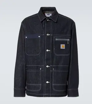 Junya Watanabe X Carhartt Denim Chore Jacket - Blue