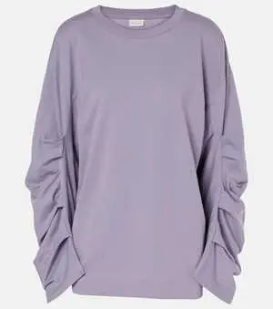 Dries Van Noten Ruched Sweatshirts Hoodies For Women
