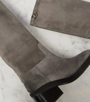 JIMMY CHOO Yasmin 70 Suede Knee-high Boots