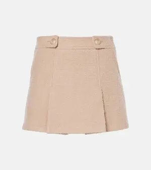 TOM FORD Wool And Silk-blend Bouclé Miniskirt