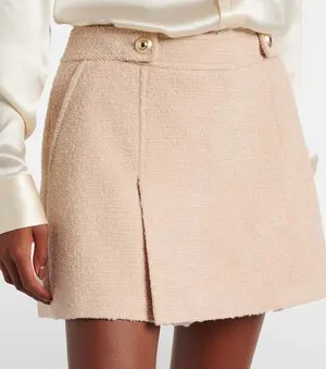TOM FORD Wool And Silk-blend Bouclé Miniskirt