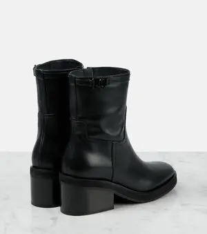 JIMMY CHOO Yasmin 70 Leather Ankle Boots