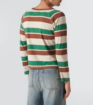 ERL Striped Cotton Jersey T-shirt