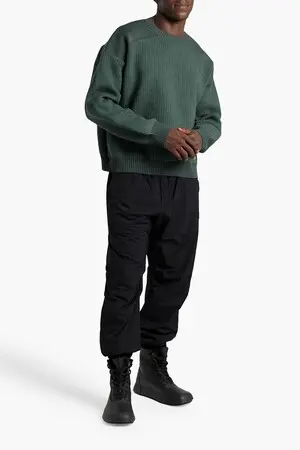 Y3 Appliquéd Padded Shell Track Pants