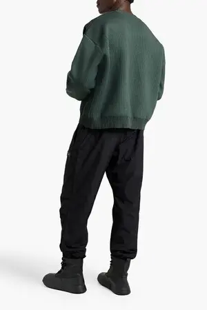 Y3 Appliquéd Padded Shell Track Pants