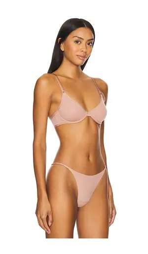 FLEUR DU MAL Le Stretch Multifit Micro Unlined Balconette - Tan