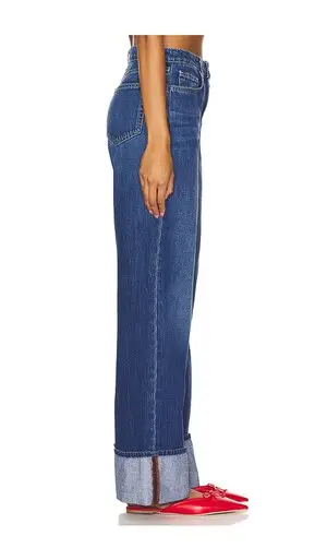 L'Agence Miley Wide Leg Jeans