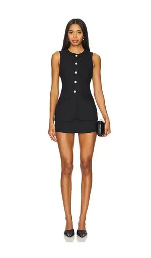 Amanda Uprichard X Revolve Kendall Romper - Black