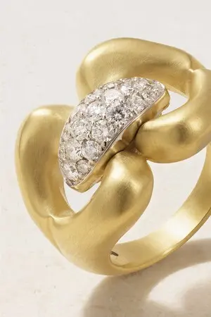 JENNA BLAKE Nautical Diamond And 18-karat Ring